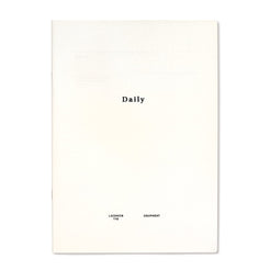 A5 Daily Stye Notebook · Laconic – Paper Plant Co.
