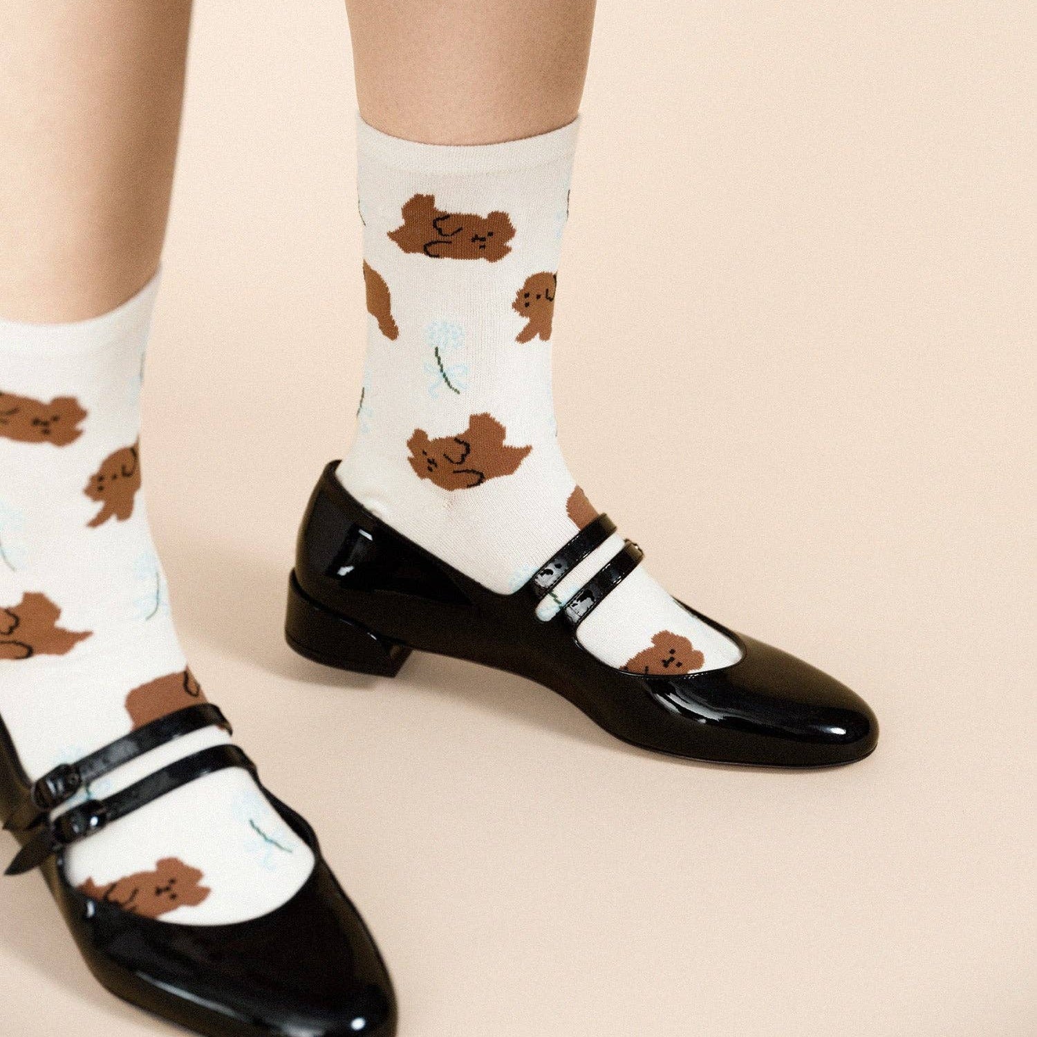 Ivory Gus Gus Socks · Hansel+Basel – Paper Plant Co.